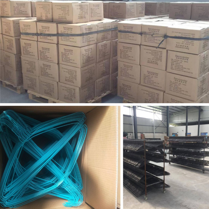 Disposable Notched Wire Suit Hanger Multi Color For Cold Weather Cloth ...